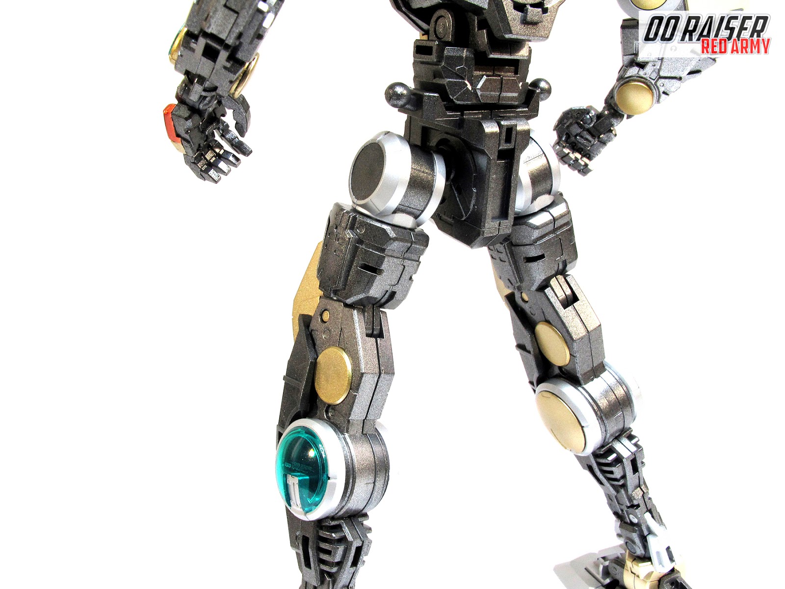 GUNDAM GUY: MG 1/100 GN-0000 + GNR-010 00 Raiser [Red Army] - Painted Build